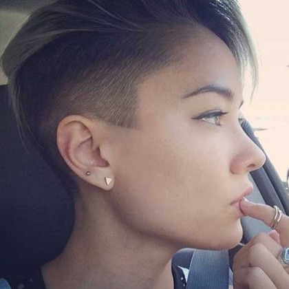 40 Half Shaved Pixie Cut | Pixie Cut - Haircut for 2019