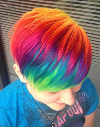15 Colored Pixie Cuts | Pixie Cut - Haircut for 2019