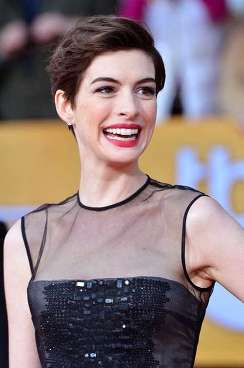 25+ Best Anne Hathaway Pixie Cut | Pixie Cut - Haircut for 2019