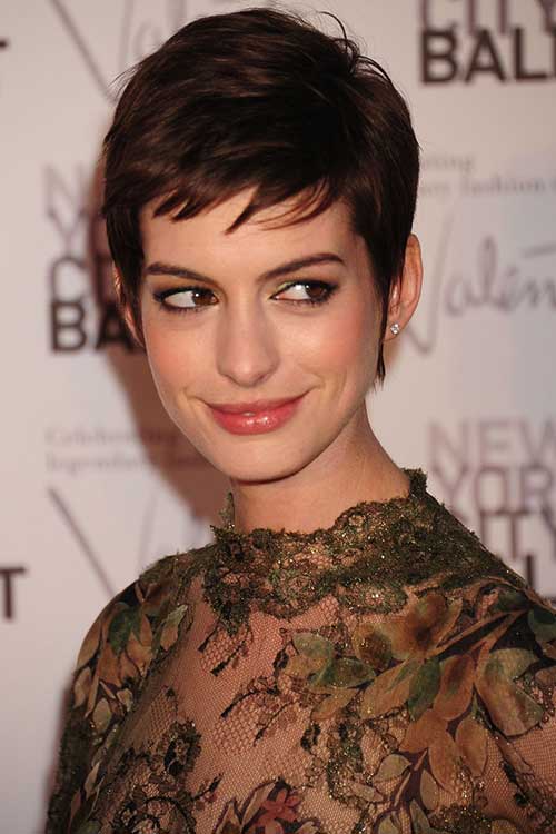 25+ Best Anne Hathaway Pixie Cut | Pixie Cut - Haircut for 2019