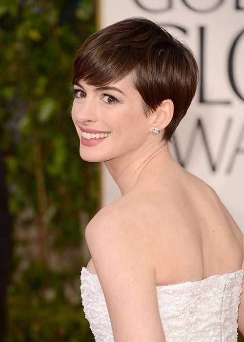 20 Anne Hathaway Pixie Hairstyles | Pixie Cut - Haircut for 2019