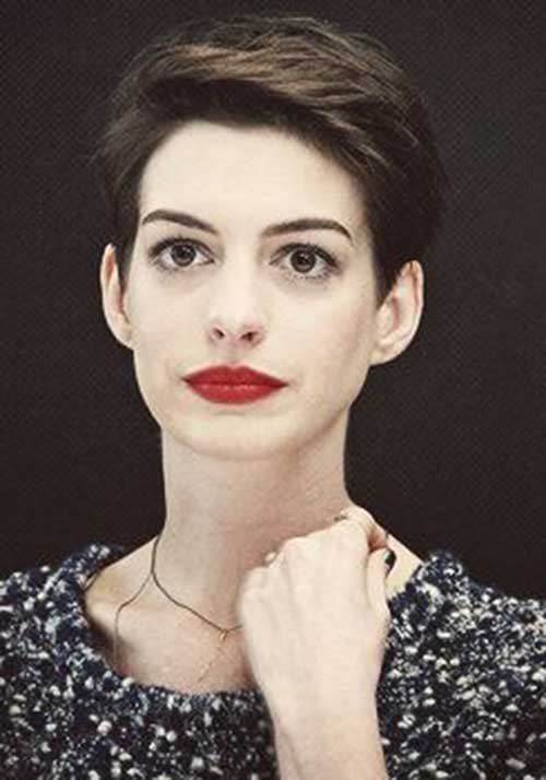 20 Anne Hathaway Pixie Hairstyles | Pixie Cut - Haircut for 2019